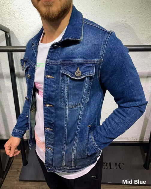 Men Denim Jacket – Denim House GCC