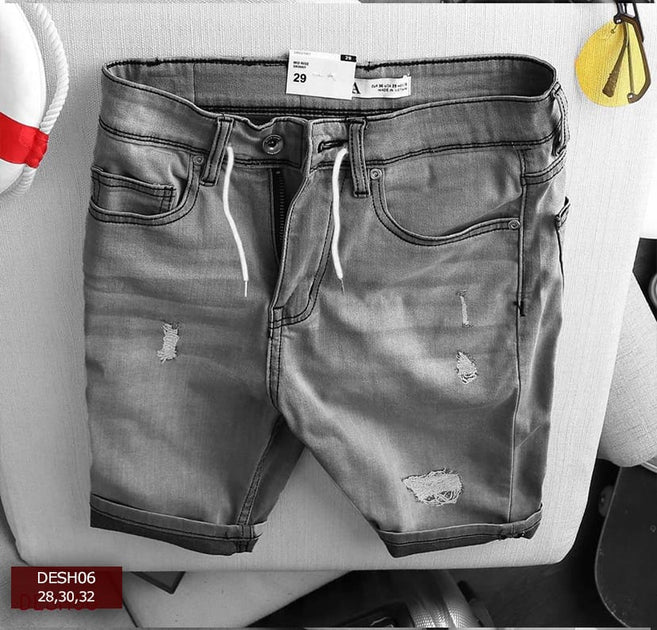 Denim Short - Grey / DESH06 – Denim House GCC