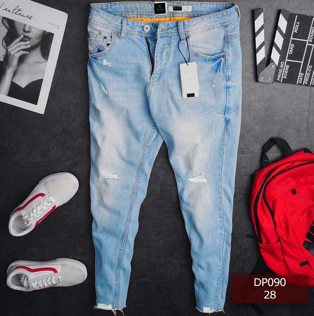 Denim Pants Light Blue - DP090 – Denim House GCC